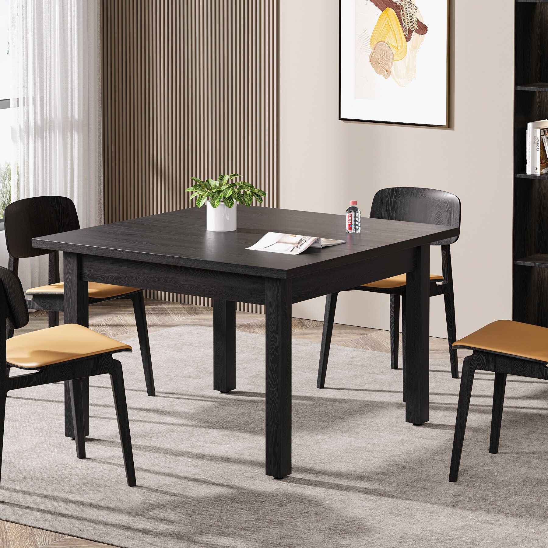 Square dining table 4 seater store