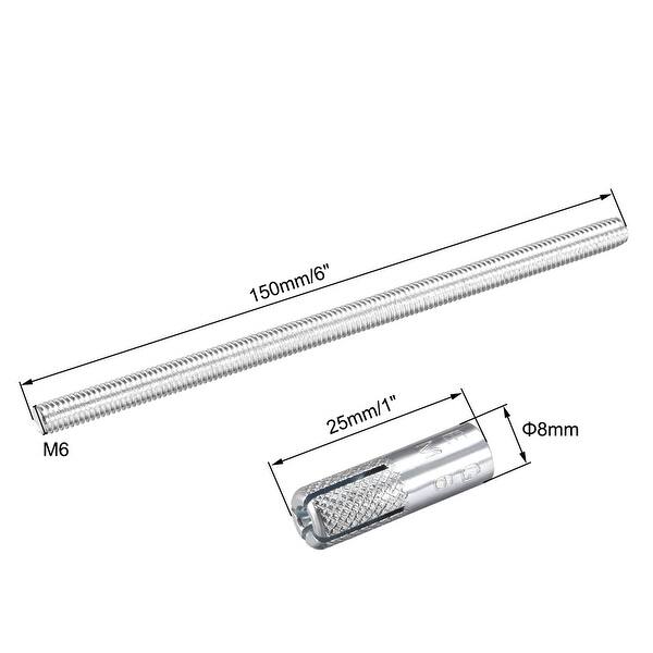 Floating Shelf Invisible Support Bracket Bolt 150mm Length Wall Support ...