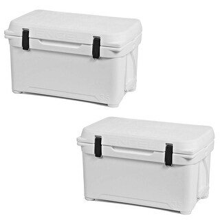 Engel 8.7 Gallon 35 High Performance Seamless Roto Molded Cooler, White ...