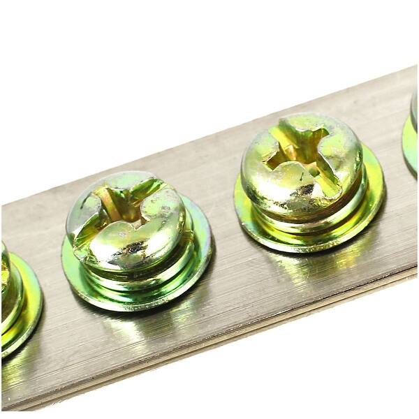 Unique Bargains 10 Positions Straigh Electrical Zero Wire Row Copper ...