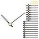 Clock Hands Kit, 10 Set Clock Hands Kits Clock Mechanism Aluminum ...