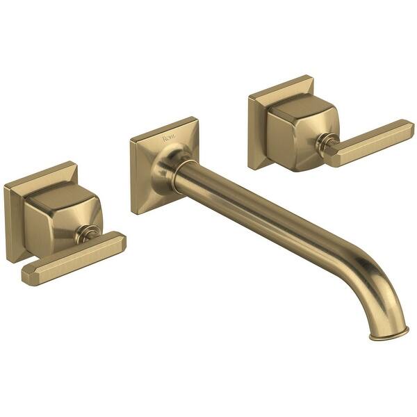 Rohl TAP08W3LM Apothecary 1.2 GPM Wall Mounted Widespread Bathroom ...