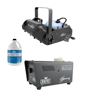 Chauvet Smoke Pro Machine w/ Hurricane Pro Smoke Machine & Fluid for ...