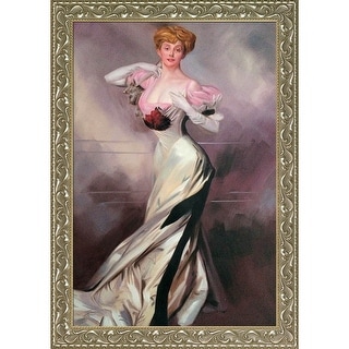 Portrait of the Countess Zichy, 1905 by Giovanni Boldini Framed Hand ...
