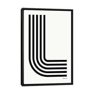 iCanvas "L Geometric Letter" by Reign & Hail Framed - Bed Bath & Beyond ...
