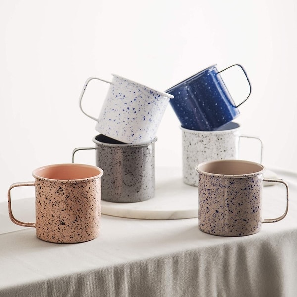 tin camping coffee mugs