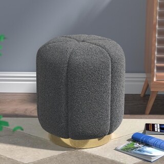 Tightly Knit Velvet High Elasticity Storage Stool Stainless Stainless ...