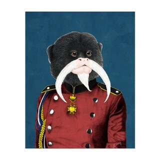 Emperor Tamarin Drawing Monkey Art Print/Poster - Bed Bath & Beyond ...