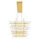 Gondola LED Chandelier With Satin Gold Finish - Satin Gold - Bed Bath ...