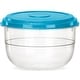 5.5-Quart Airtight Food Storage Container with Lid, Freezer & Microwave ...