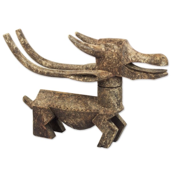 Handmade Chiwara Ritual Wood sculpture (Ghana) - 85 x 20 x 16 - Bed ...