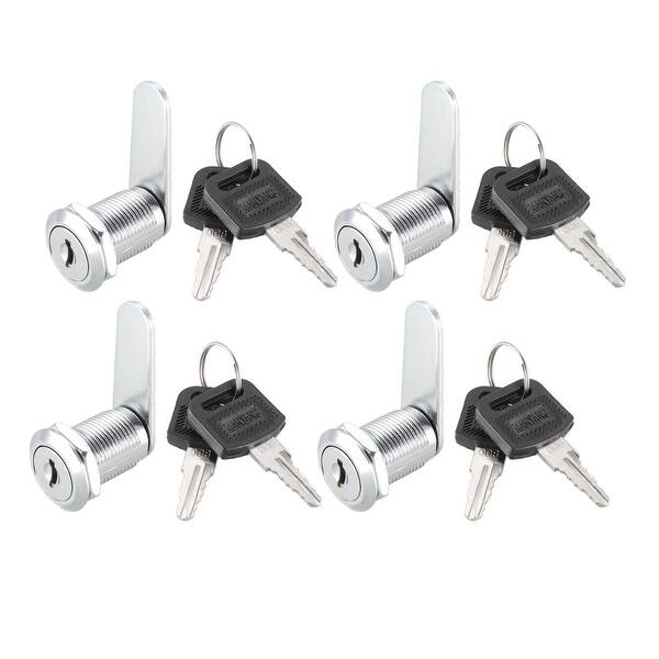 Cam Lock 25mm Cylinder Length Fits Max 5/8-inch Thick Panel 4Pcs - 25mm ...