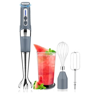 Cordless Hand Blender: 3-in-1 Cordless Immersion Blender, Variable ...