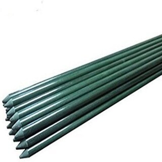Agfabric Garden Stakes 5-Ft for Climbing Plants Supports Pole 5/16 Inch ...