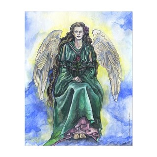 Rose Angel Illustrations Fantasy Floral Botanical Art Print/Poster ...