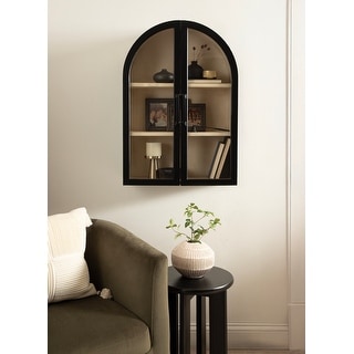Kate and Laurel Arcott Arch Wall Cabinet - Bed Bath & Beyond - 42008039