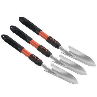 3Pcs 17 Inch Digging Shovel Long Garden Trowel Narrow Side Gardening ...