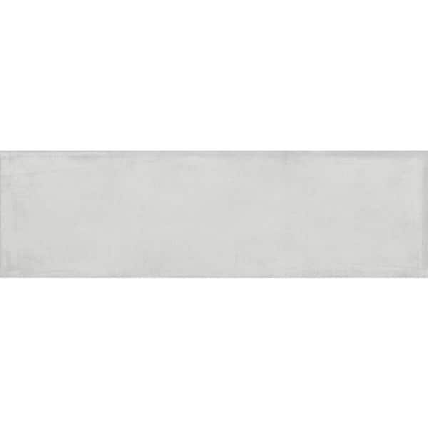 Apollo tile 12" x 40" Ripple Matte Gray Ceramic Tile (19.11 sq ft/case ...