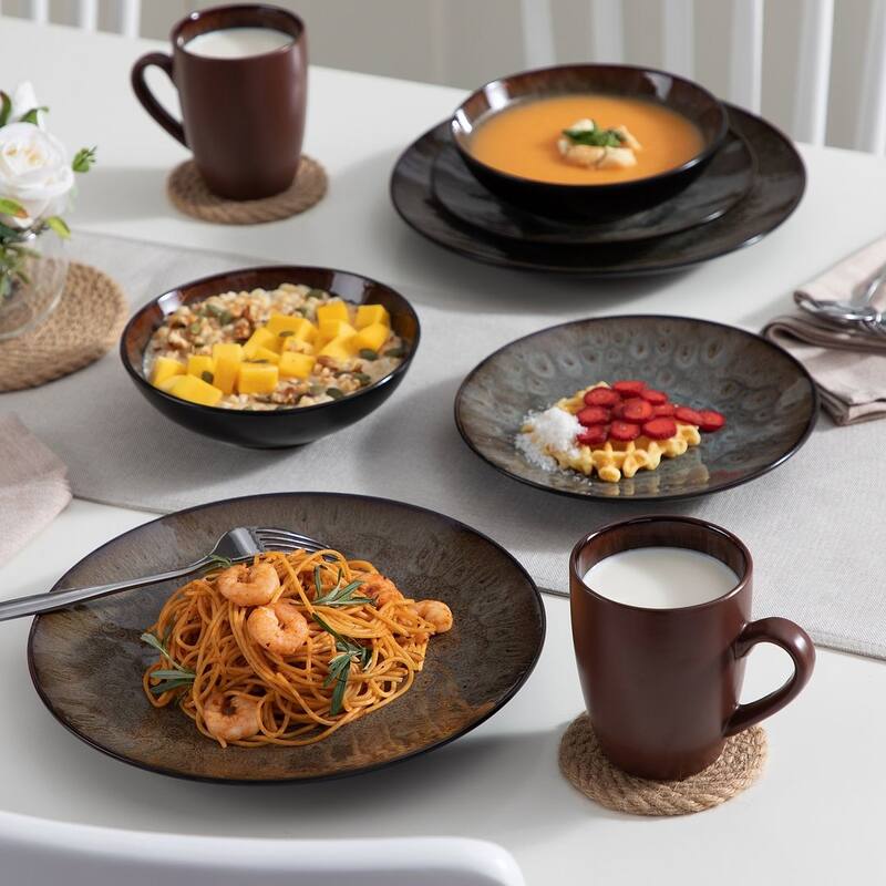 vancasso BUBBLE Stoneware Dinnerware Set - Overstock - 34827302