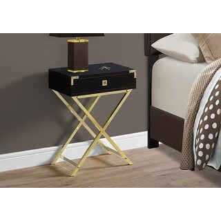 Accent Table, Side, End, Nightstand, Lamp, Storage Drawer, Living Room ...