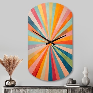 Colorful Mid Century Optical Serenade I - Abstract Midcentury Wall ...