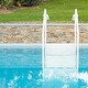 PE Swimming Pool Escalator White 2-step Pool Ladder Non-slip Footstep ...