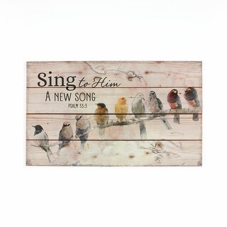 P. Graham Dunn Sing to Him a New Song Perched Birds on a Limb Pallet ...