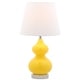 SAFAVIEH Kids Lighting 18.75-inch Eva Yellow Double Mini Table Lamp ...