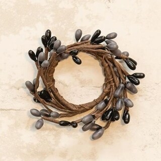 Mini Pip Berry Ring Grey & Black 1.5" - Bed Bath & Beyond - 32391350
