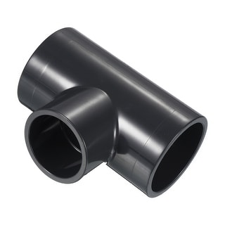 UPVC 2" to 1-1/2" Reducing Tee Pipe Fitting T Shape Socket Connector ...
