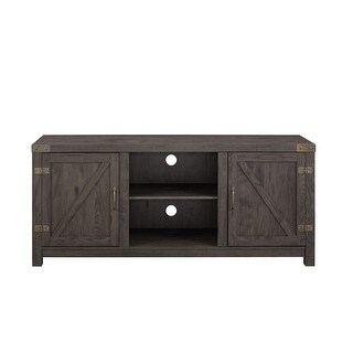 Modern Industrial Grey TV Cabinet with Hairpin Legs, Fits 52" TVs - Bed ...