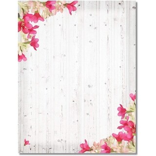 Gray Wood Rustic Stationery - 8.5 x 11-60 Letterhead Sheets - Rustic ...