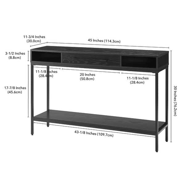 Arroyo 45" Wide Rectangular Console Table - 45" Wide - Bed Bath ...