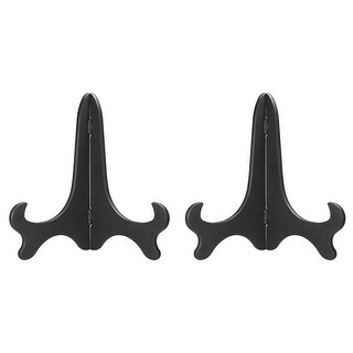 11 Inch Display Stand Holders Display Pictures PP Plastic Black Pack of ...
