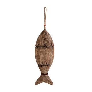 Large Wood Fish Hanging Decor Decoration - Bed Bath & Beyond - 40391787