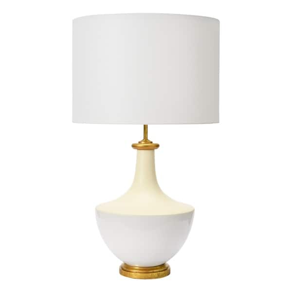 Ceramic Table Lamp with Linen Shade - Bed Bath & Beyond - 31259441