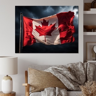 Designart "Canada Canadian Pride I" Canada Wall Decor - Bed Bath ...