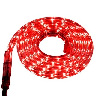 Red LED Strip Light - 120 Volt, High Output SMD 3528 - 19.68 Inches ...