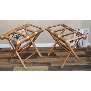 Bamboo luggage rack Set of 2 - Bed Bath & Beyond - 40316211