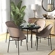 HOMCOM 35" Round Folding Dining Table, Collapsible Drop Leaf Table for ...