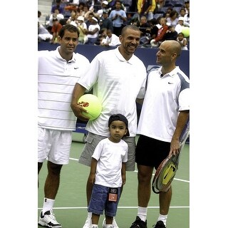 Andre Agassi Jason Kidd and Pete Sampras Photo Print - Bed Bath ...