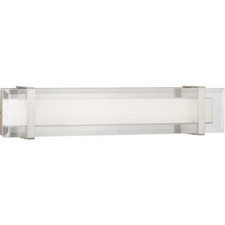 Progress Lighting Miter Single Light 24" Wide Integrated LED Bath Bar ...