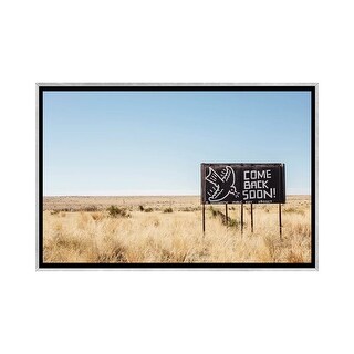 iCanvas "Welcome To Marfa" by Ann Hudec Framed - Bed Bath & Beyond ...