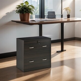 2-Drawer File Cabinet w/Lock and Keys,Vertical Storage Filing Cabinet ...