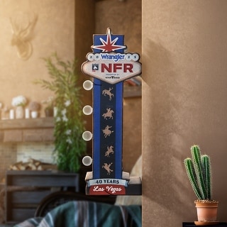 American Art Decor Wrangler NFR 2025 LED Metal Marquee Sign - Western ...