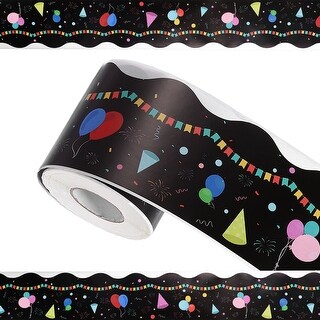 Bulletin Board Border 65.6Ft x 2.75Inch Classroom Border Trim, Balloon ...