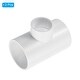 1 1/2" x 1" 3 Way Tee Pipe Fittings UPVC, 3 Pack Joint Coupling Pipe ...