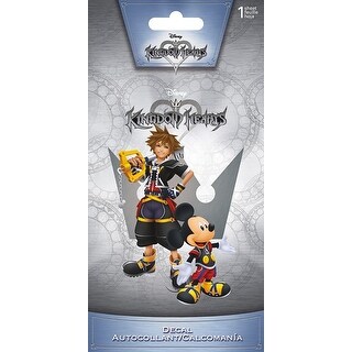 Kingdom Hearts Sora & Mickey 4"x8" Color Decal - Multi - Bed Bath ...