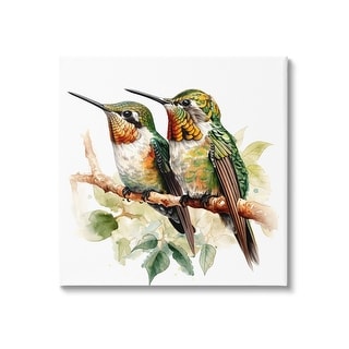 Stupell Green Hummingbirds Duo Canvas Wall Art Design by LSR Design ...