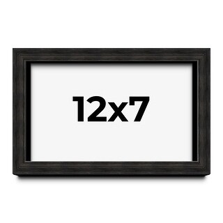 12x7 Shadow Box Black Rustic Barnwood Display Frame | 1.125 Inch Deep ...